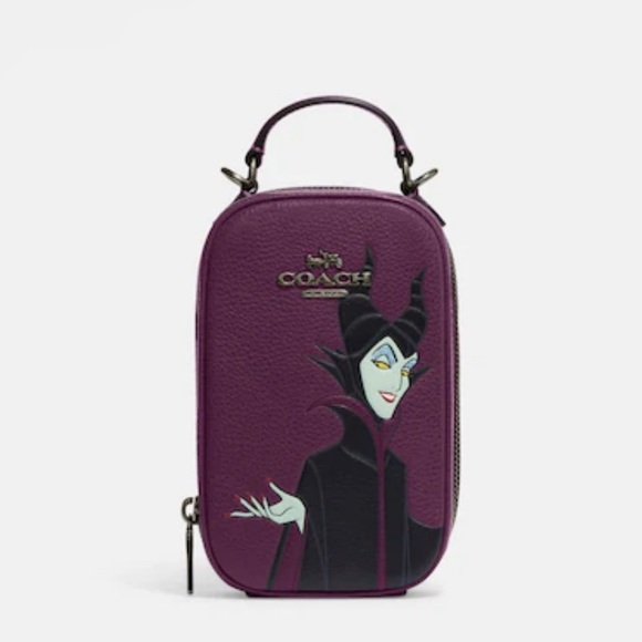 Coach | Bags | Disney X Coach Eva Phone Crossbody With Maleficent Motif ...